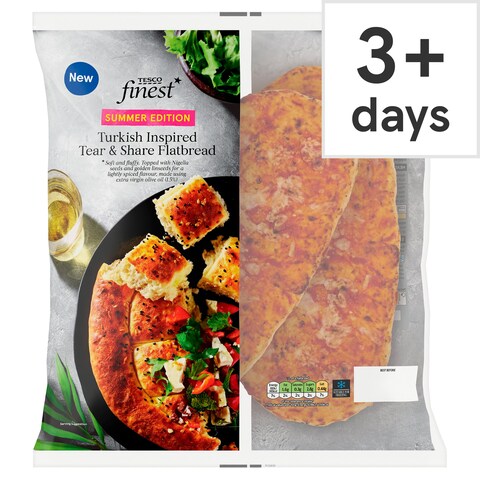 Tesco Finest Turkish Inspired Tear & Share Flatbread 330G - Tesco Groceries