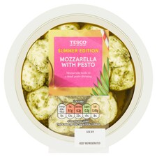 Tesco Mozzarella With Pesto 125G - Tesco Groceries