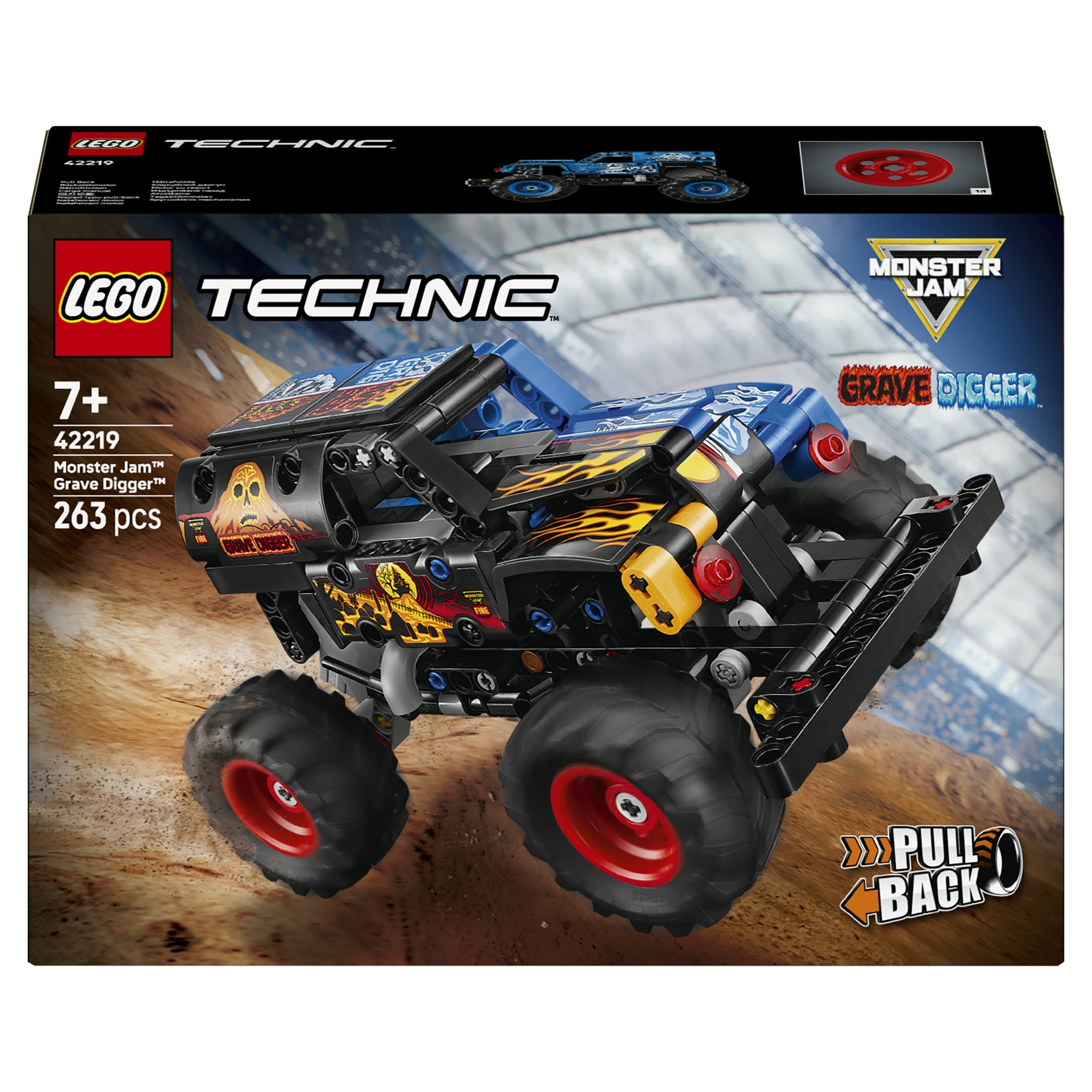 LEGO Technic 42219 Monster Jam Grave Digger t&z és jég - Tesco Groceries