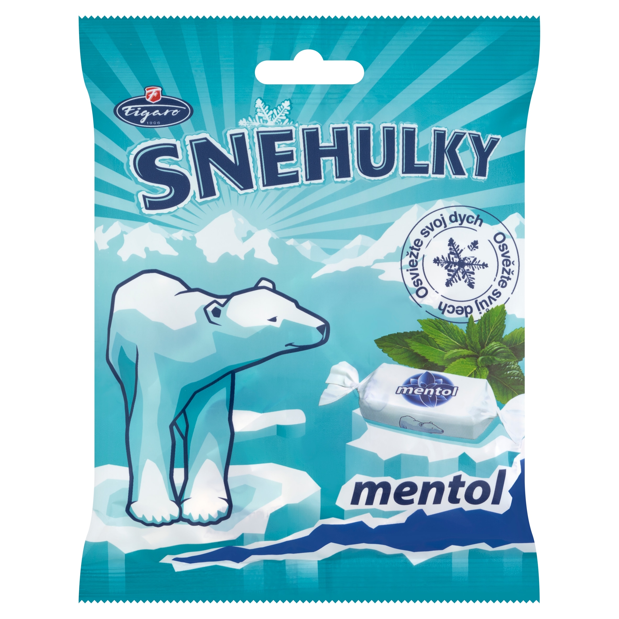 Figaro Snehulky Soft Caramel with Menthol-Eucalyptus Flavour 90 g ...
