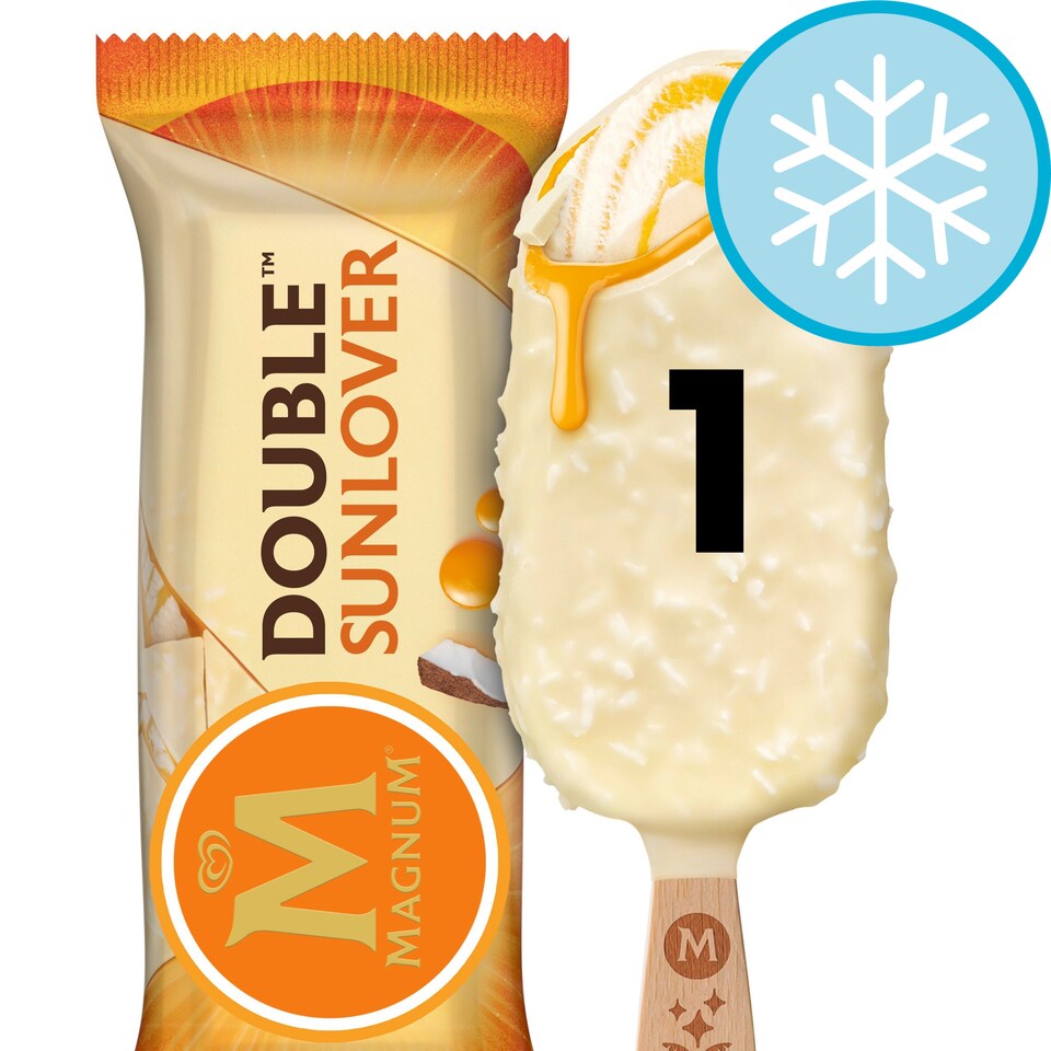 Magnum Double Sunlover Ice Cream 85Ml - Tesco Groceries