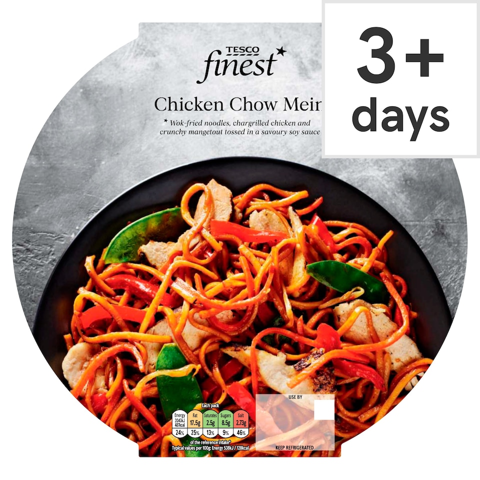 Tesco Finest Chicken Chow Mein 380G - Tesco Groceries