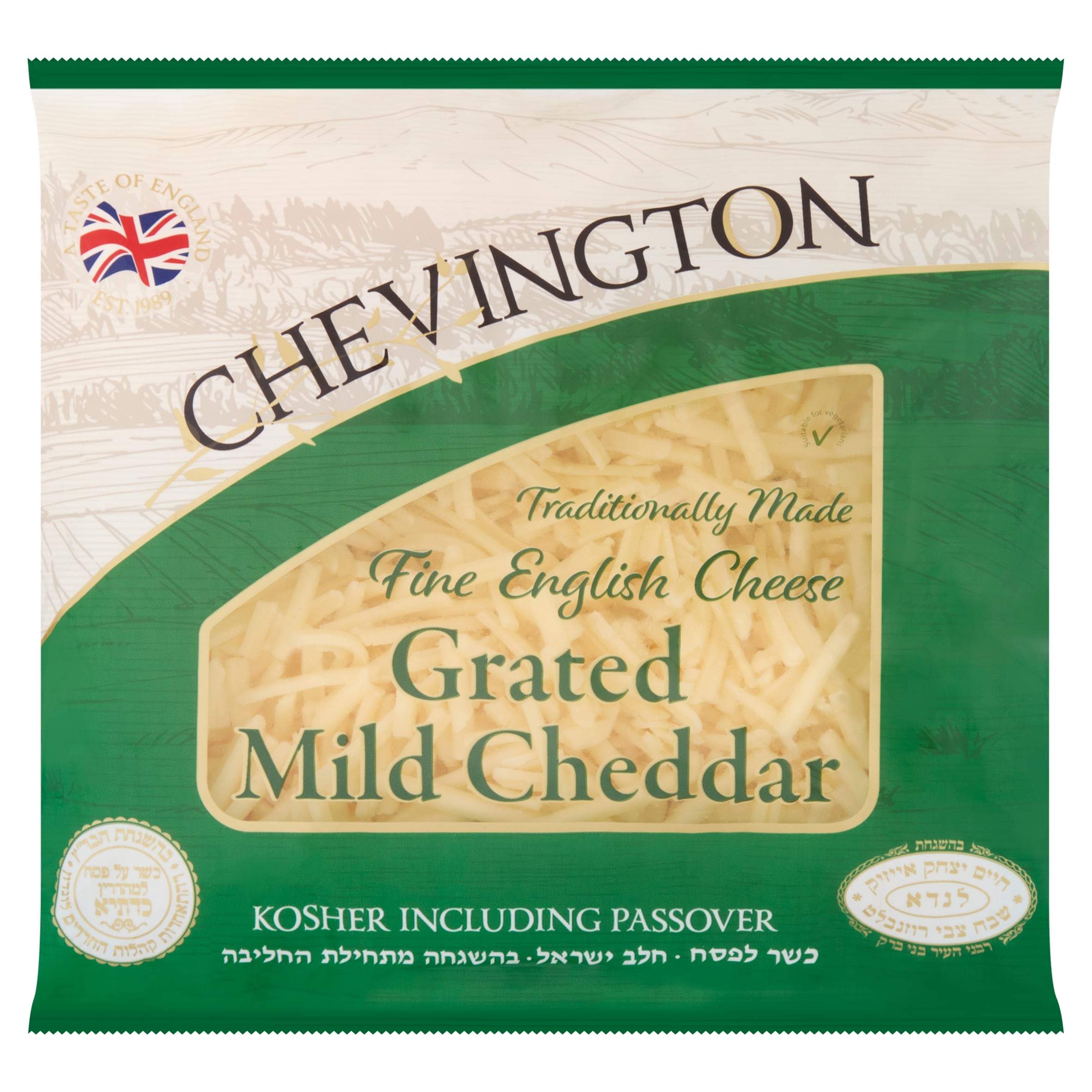 Chevington Grated Mild Cheddar Cheese 400G - Tesco Groceries