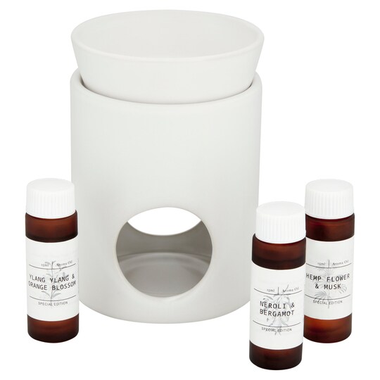 Tesco Apothecary Oil Burner Set Mixed Fragrance - Tesco Groceries