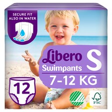 Libero Swimpants Size S, 7-12 kg 12 pcs - Tesco Groceries