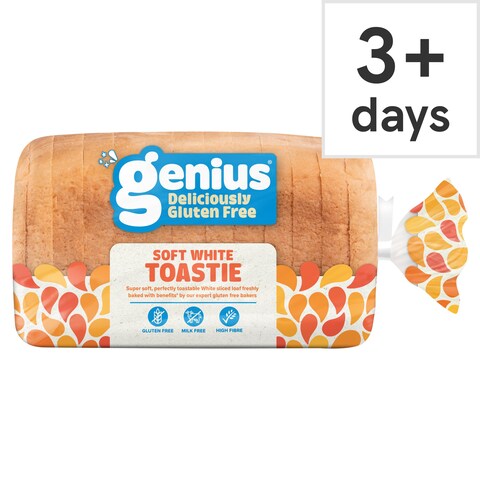 Genius Gluten Free Soft White Toastie Loaf Bread 430g - Tesco Groceries