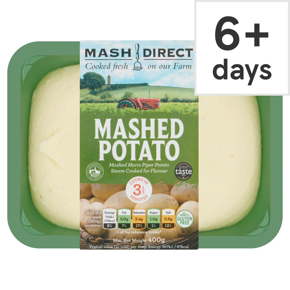 Mash Direct Mashed Potato 400G - Tesco Groceries
