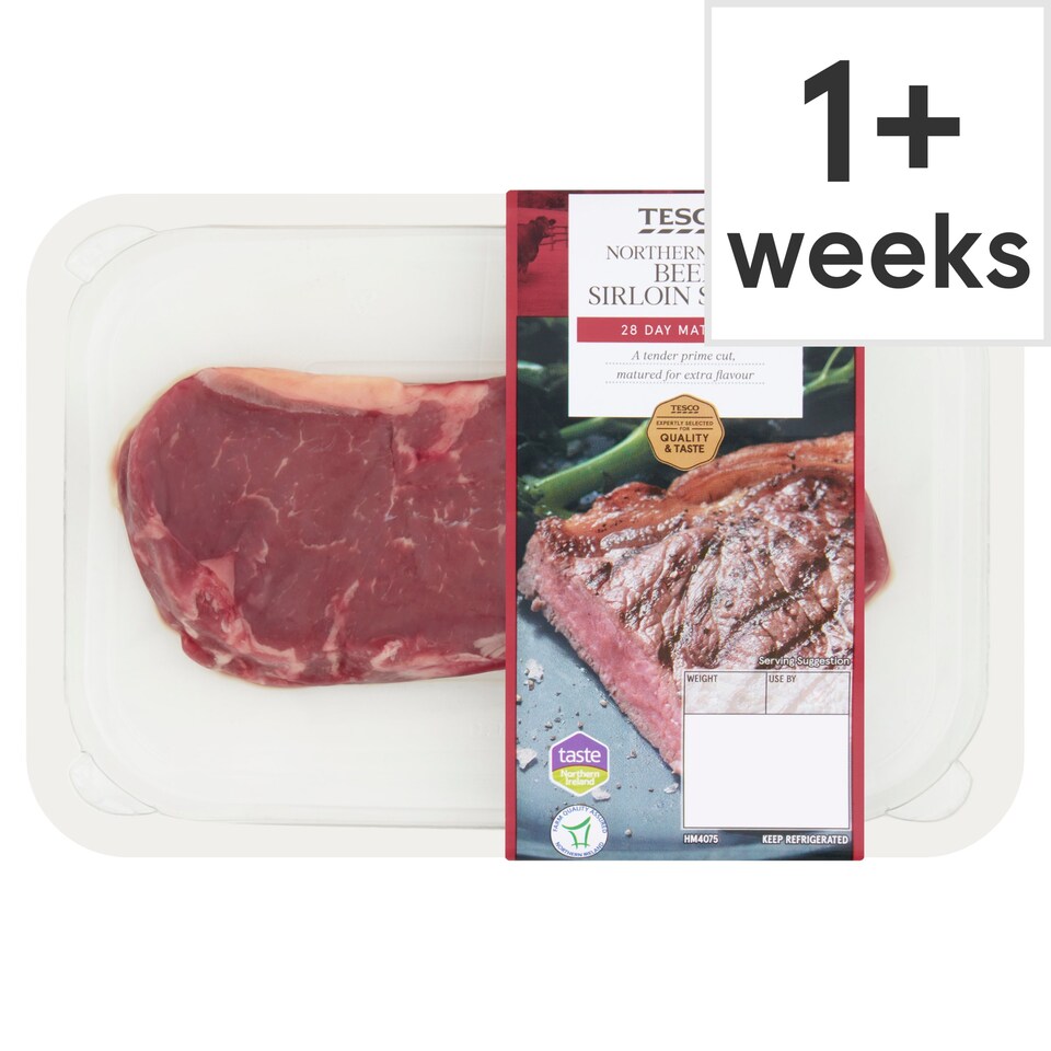 Tesco Northern Ireland Beef Sirloin Steak 227G - Tesco Groceries