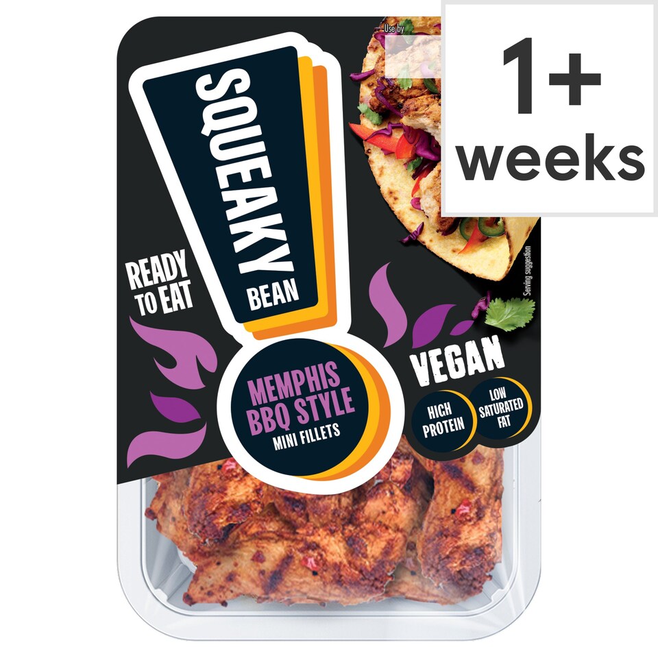 Squeaky Bean Chargrilled Mini Fillets Memphis Bbq 120G - Tesco Groceries
