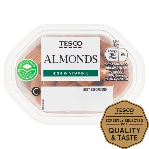 Tesco Snack Pack Almonds 60G - Tesco Groceries