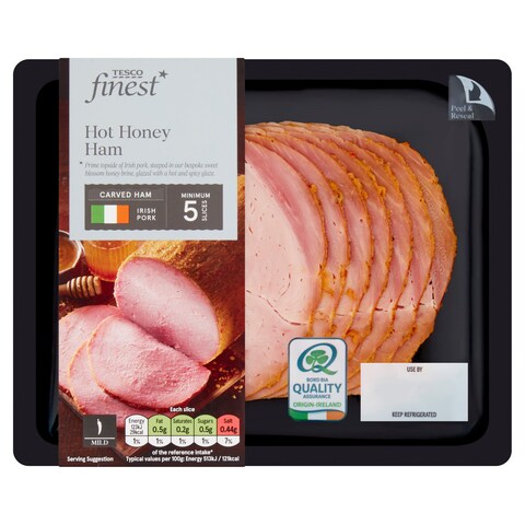Tesco Finest Hot Honey Ham 120G - Tesco Groceries