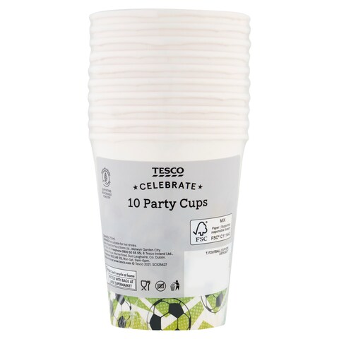 Tesco Football Cup 10 Pack - Tesco Groceries