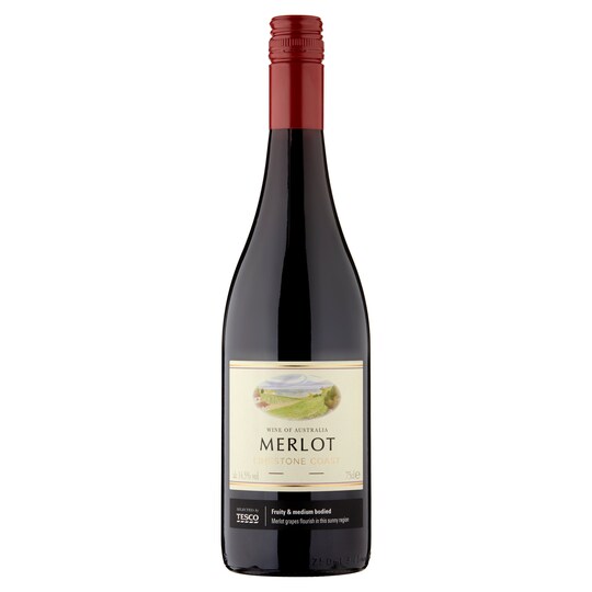 Tesco Limestone Coast Merlot 75Cl - Tesco Groceries