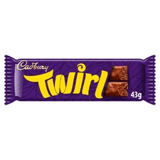 Cadbury Twirl Chocolate Bar Single 43g - Tesco Groceries