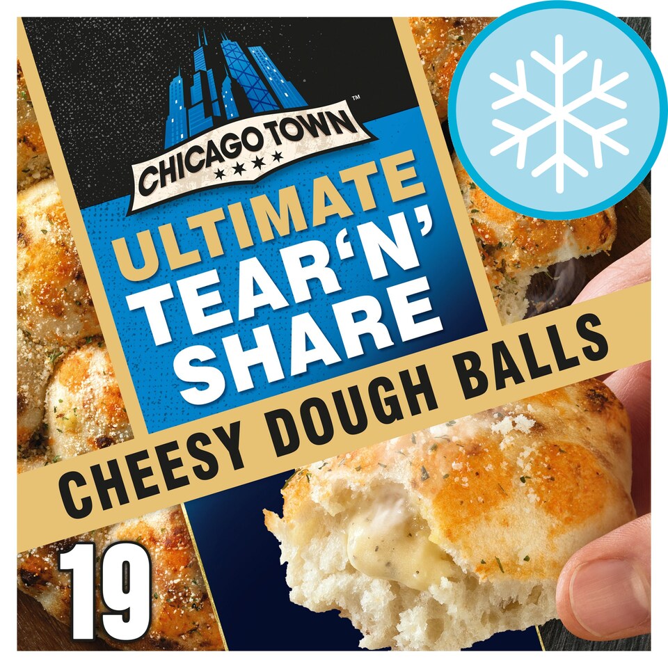 Chicago Town Ultimate Tear n Share Cheesy Dough Balls 480g - Tesco ...