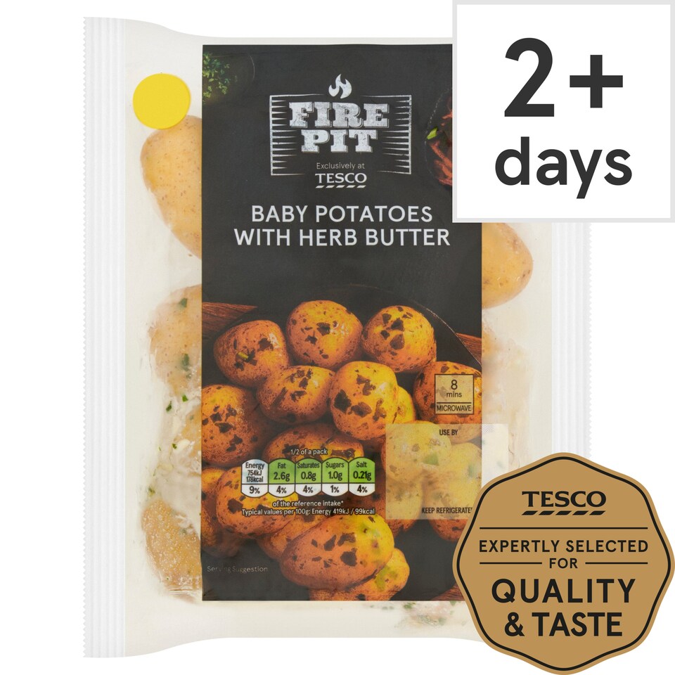 Tesco Baby Potatoes With Herb Butter 360G - Tesco Groceries