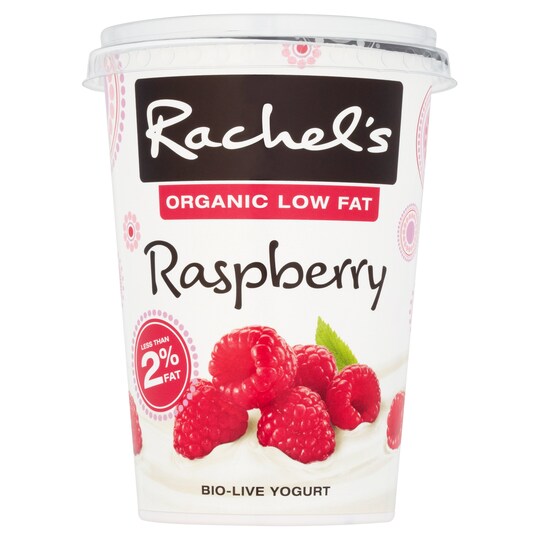 Rachel's Low Fat Raspberry Yoghurt 450G - Tesco Groceries