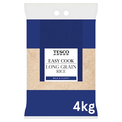 Tesco Easy Cook Long Grain Rice 4Kg - Tesco Groceries
