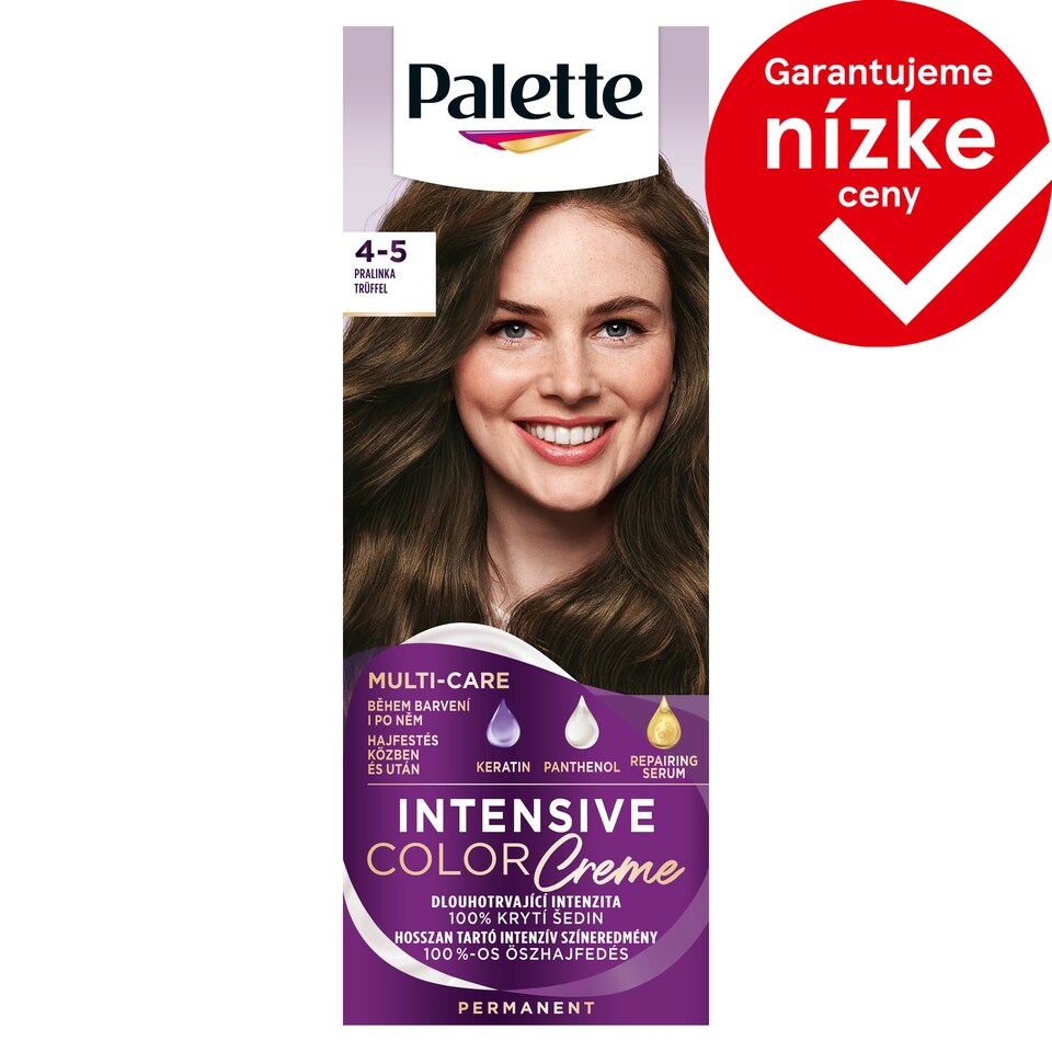 Palette Intensive Color Creme Hair Color Praline 4-5 - Tesco Groceries