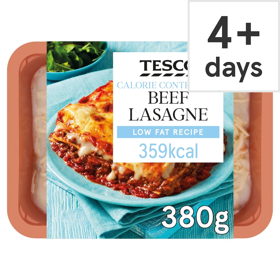 Tesco Calorie Controlled Beef Lasagne 380G - Tesco Groceries