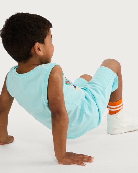 Bluey Tank Top and Shorts Set in Blue - Tesco Groceries