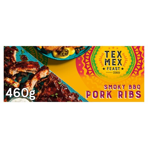 Tex Mex Feast Smoky BBQ Pork Ribs 460g - Tesco Groceries