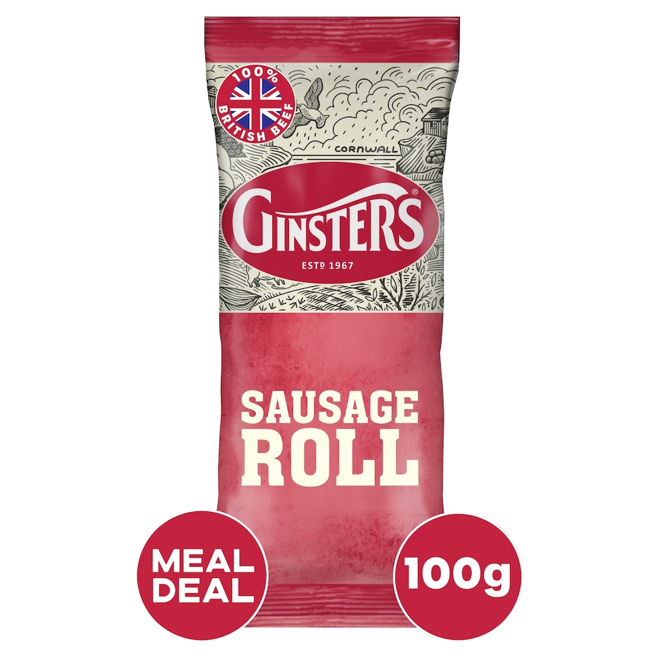 Ginsters Sausage Roll 100g - Tesco Groceries