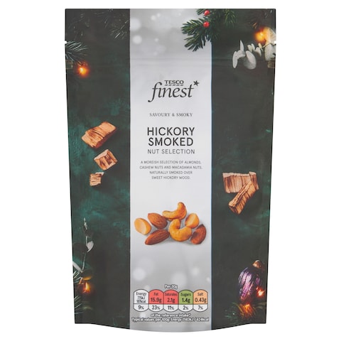 Tesco Finest Hickory Smoked Nut Selection 150g. - Tesco Groceries