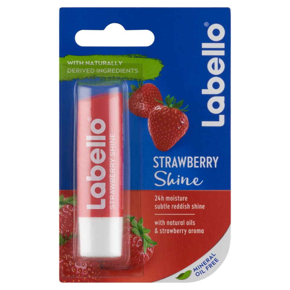 Labello Strawberry Shine Caring Lip Balm 4,8 g - Tesco Groceries
