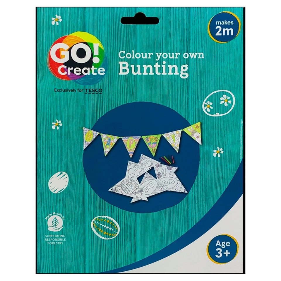 Go Create Create Your Own Bunting 2M - Tesco Groceries