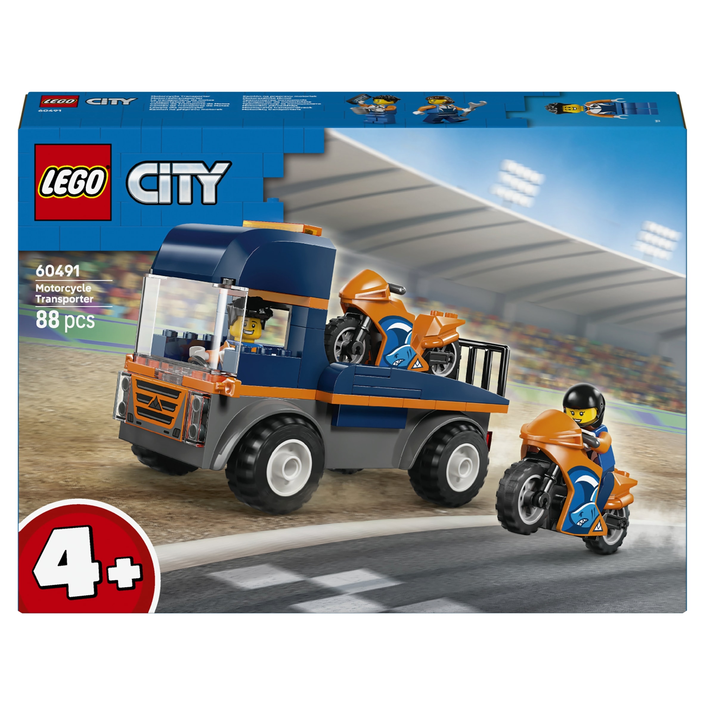 LEGO City 60491 Kamión na prepravu motoriek - Tesco Groceries