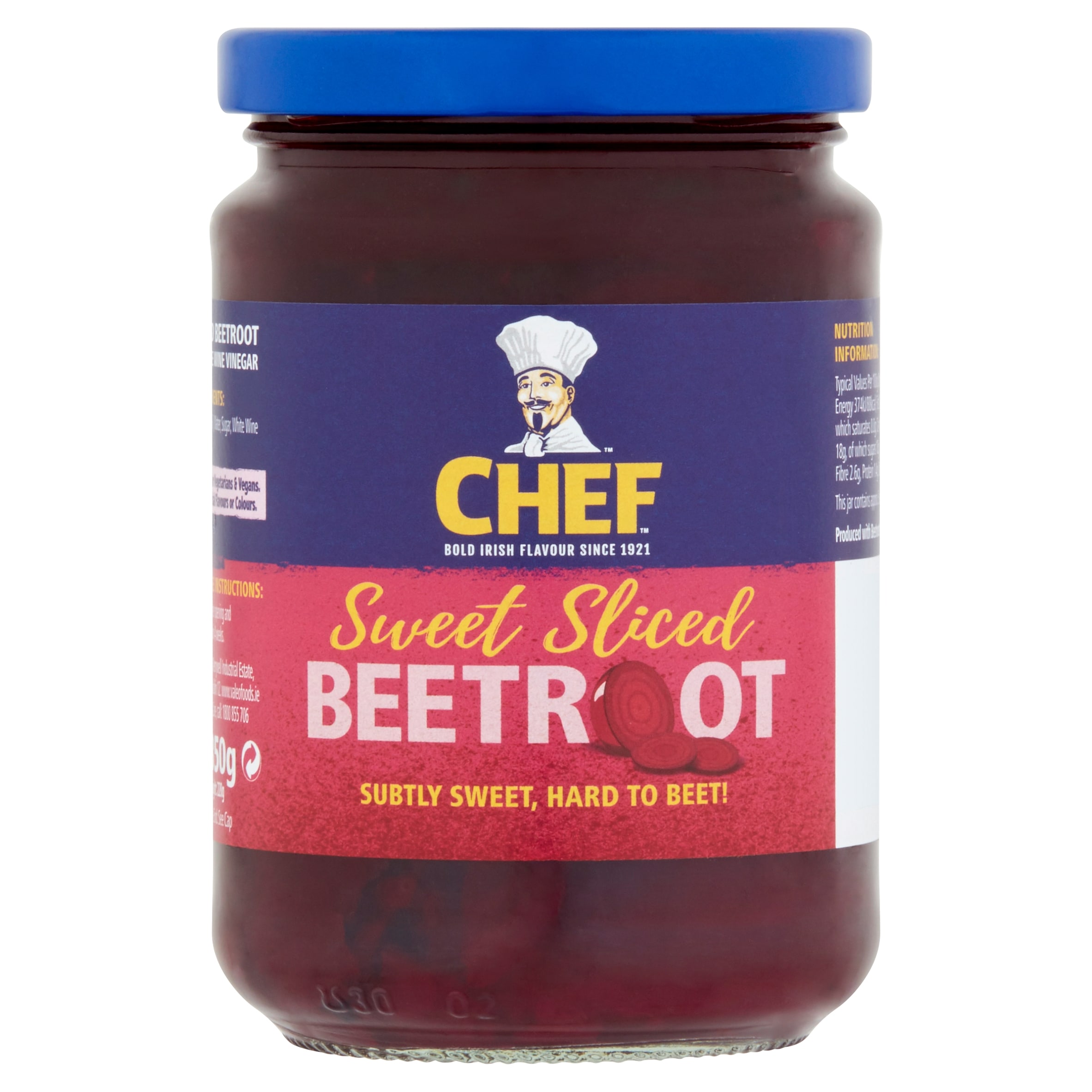 Chef Sweet Sliced Beetroot 350G - Tesco Groceries