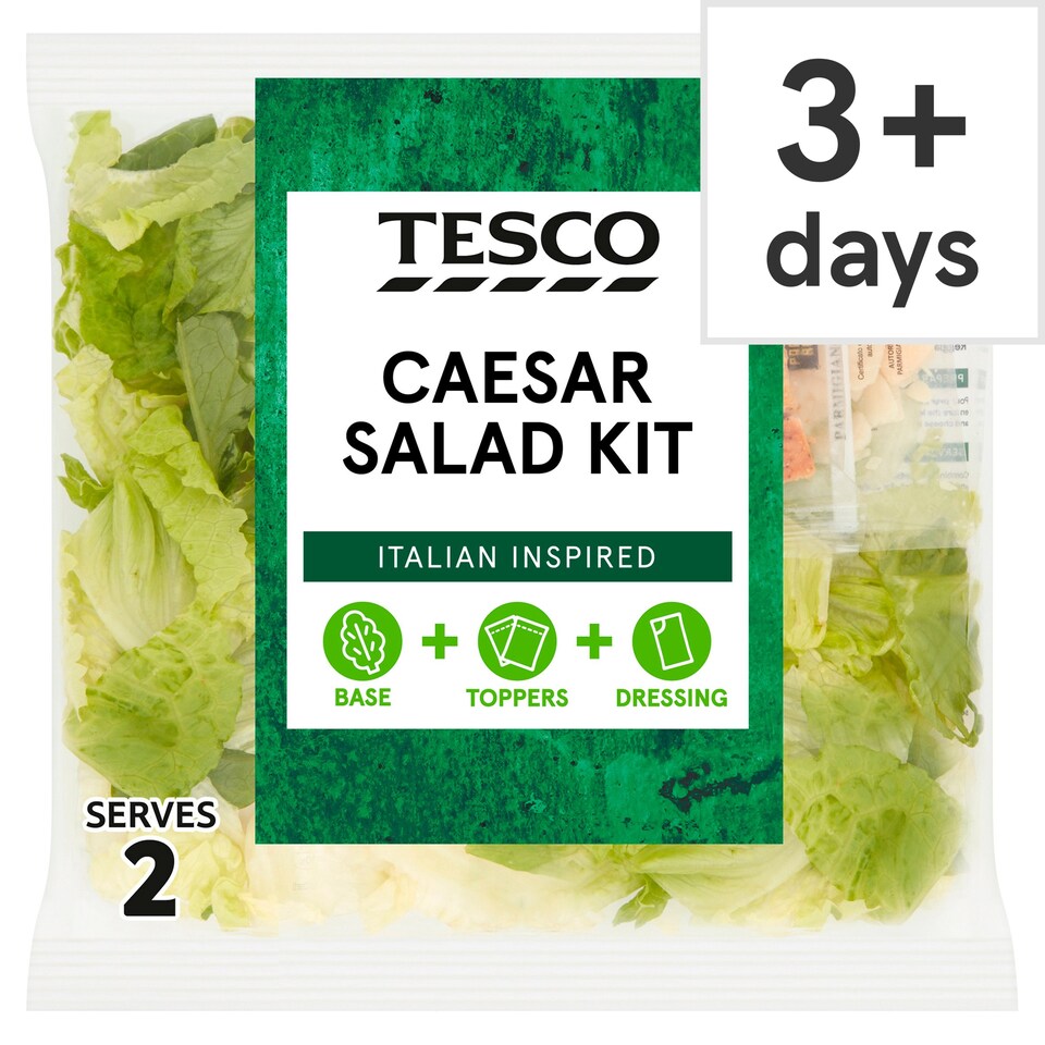 Tesco Caesar Salad Kit 250G - Tesco Groceries