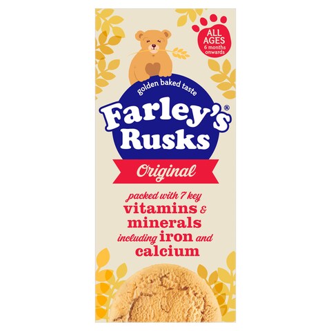 Farleys Original Rusks Baby Food Snacks 150g - Tesco Groceries
