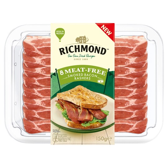 Richmond Meat Free 8 Smoked Rashers 150G - Tesco Groceries