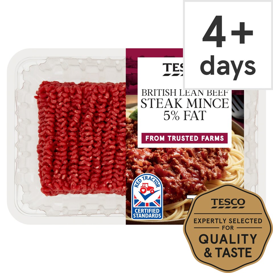 Tesco Beef Lean Steak Mince 5% Fat 750G - Tesco Groceries