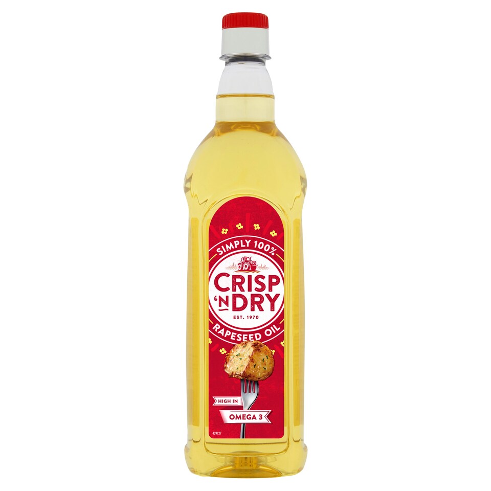 Crisp 'N Dry 100% Rapeseed Oil 1L - Tesco Groceries