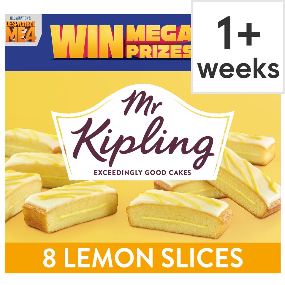 Mr Kipling Lemon Slice 8 Pack - Tesco Groceries