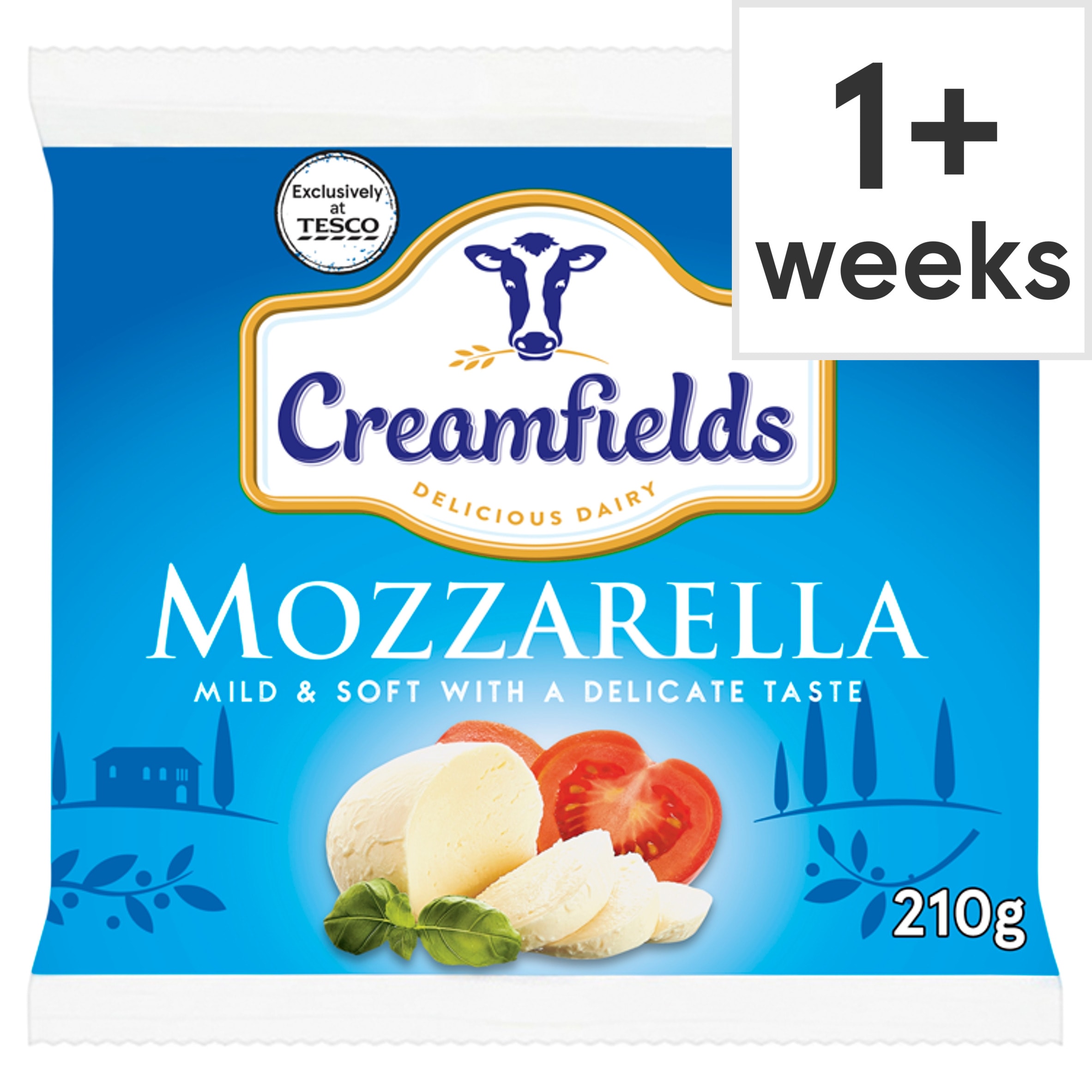 Creamfields Mozzarella 210G - Tesco Groceries