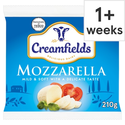 Creamfields Mozzarella 210G - Tesco Groceries