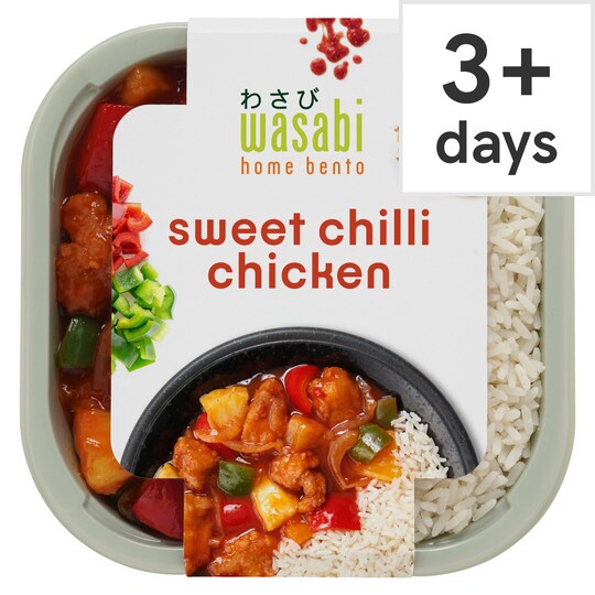 Wasabi Sweet Chilli Chicken With Rice 450G - Tesco Groceries