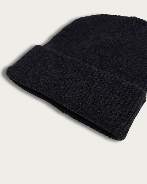 F&F Boys 2-Pack Ribbed Beanie Hats in Grey - Tesco Groceries
