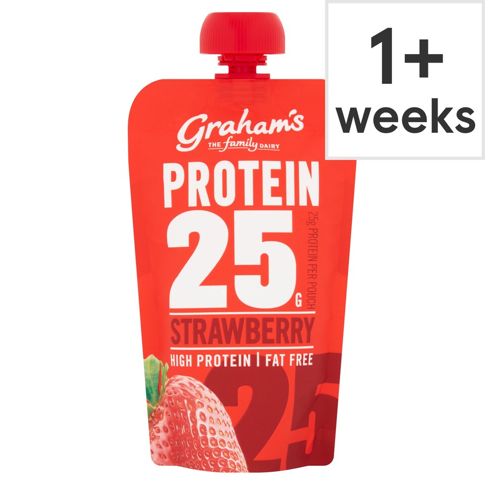 Graham's The Family Dairy Protein 25G Strawberry Pack 200G - Tesco ...