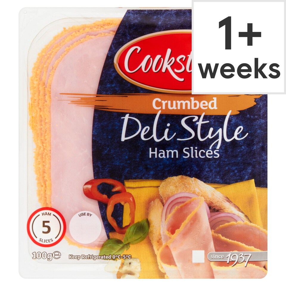 Cookstown Deli Style Crumbed Ham 100G - Tesco Groceries