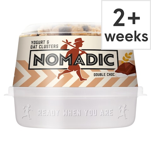 Nomadic Yogurt & Oat Clusters - Double Choc 169g - Tesco Groceries