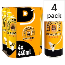 Boddingtons Draught Bitter 4 X 440Ml - Tesco Groceries
