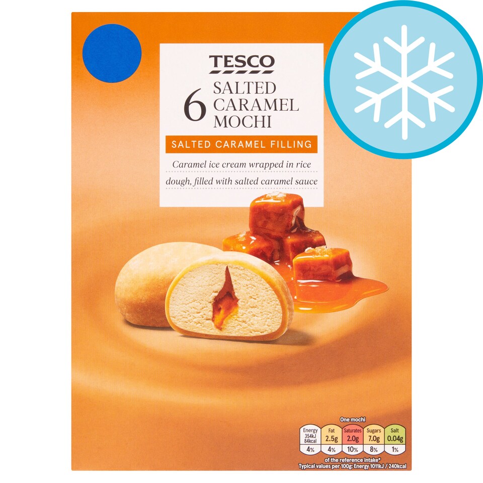 Tesco Salted Caramel Mochi 210g - Tesco Groceries