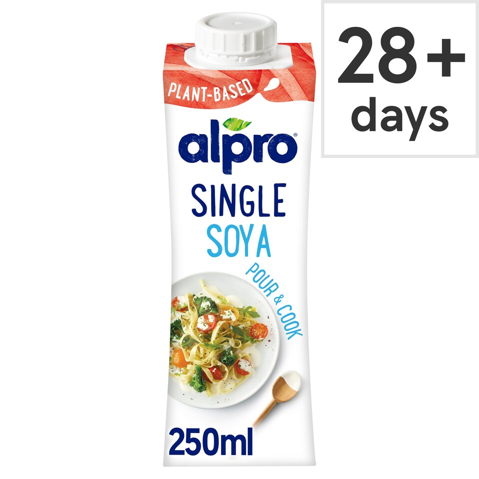 Alpro Soya Long Life Dairy Free Alternative to Cream 250ml - Tesco ...