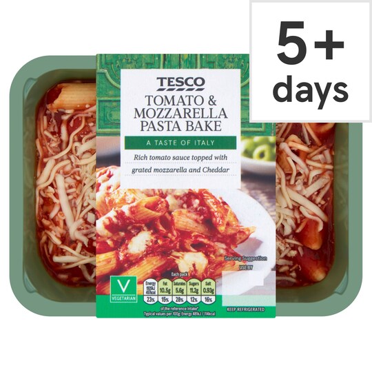 Tesco Tomato & Mozzarella Pasta Bake 400G - Tesco Groceries