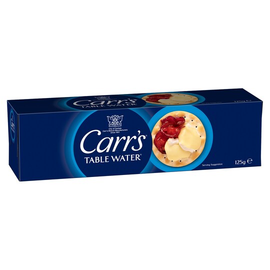 Carrs Table Water Biscuits 125 G - Tesco Groceries